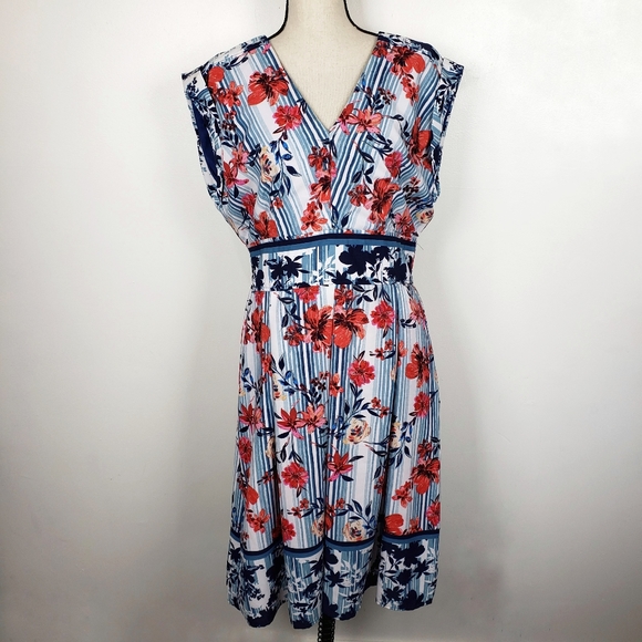 Rabbit Rabbit Rabbit | Dresses | Rabbit Rabbit Rabbit Striped Floral ...